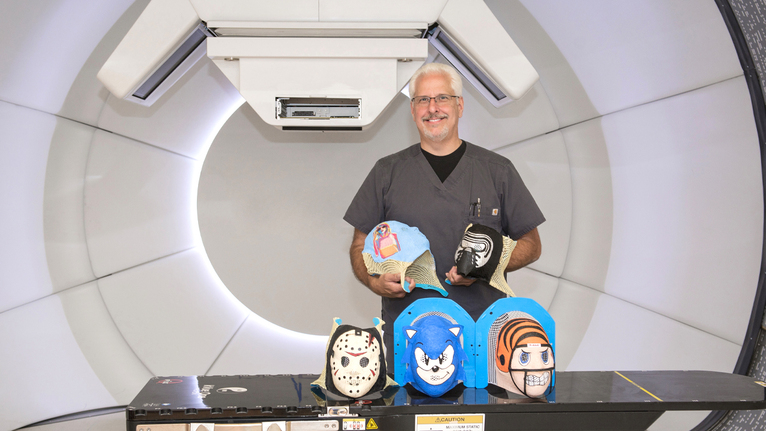 Crushing Fear, Painting Character into Proton Therapy Masks